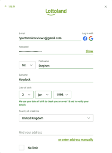 Lottoland sign up offer 2025: Get a £10 free bet