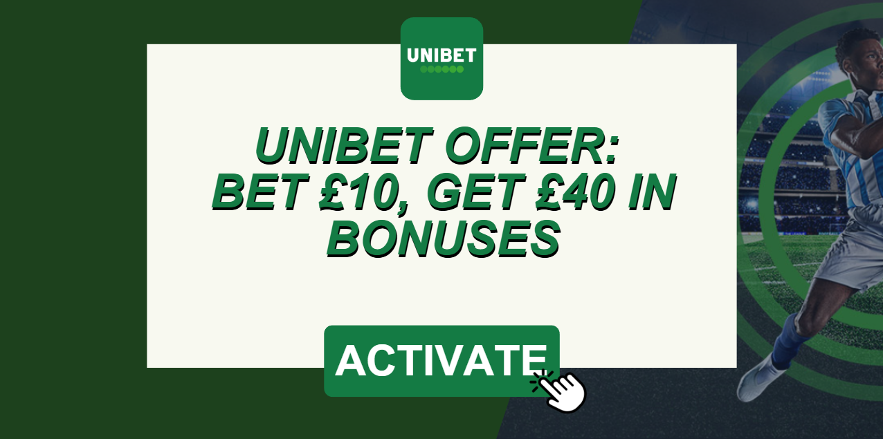 Unibet sign up offers & promo code: Get £40 free bets & more in 2025